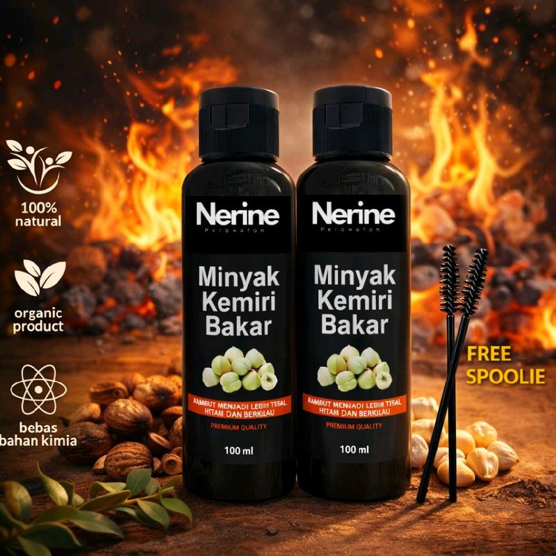 [ PAKET 2 PCS ] MINYAK KEMIRI BAKAR 100ml Menebalkan Menghitamkan ...