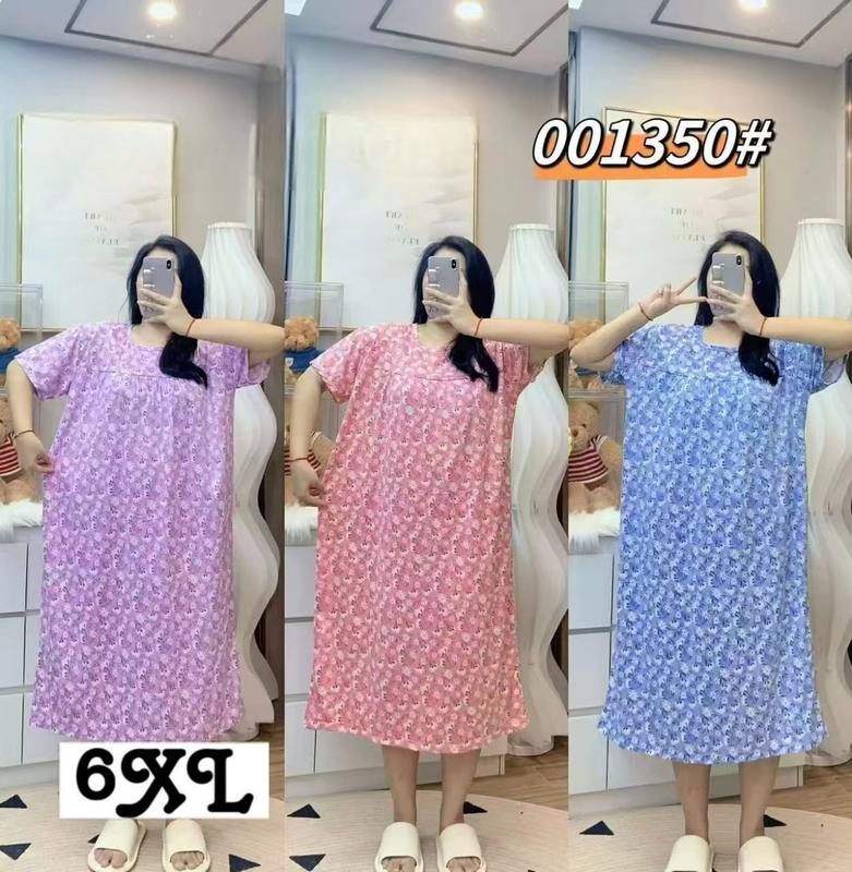 Piyama Daster Dolly 6XL Lembut Berpocket & No Pocket Cute Cartoon ...