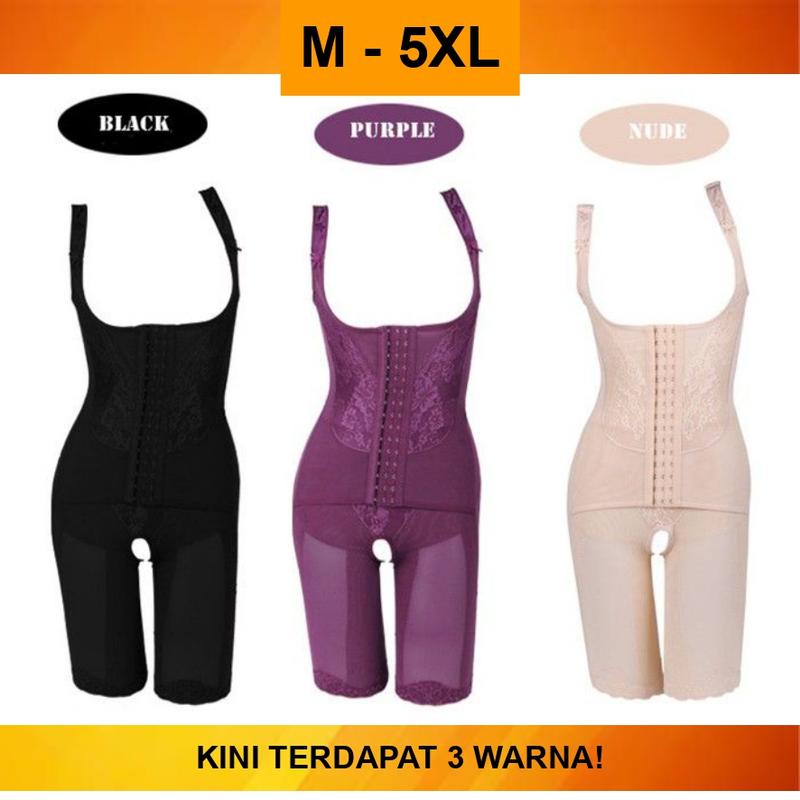 [SIZE M - 5XL] Full Body Corset Shapewear Bengkung Body Girdle - TikTok ...