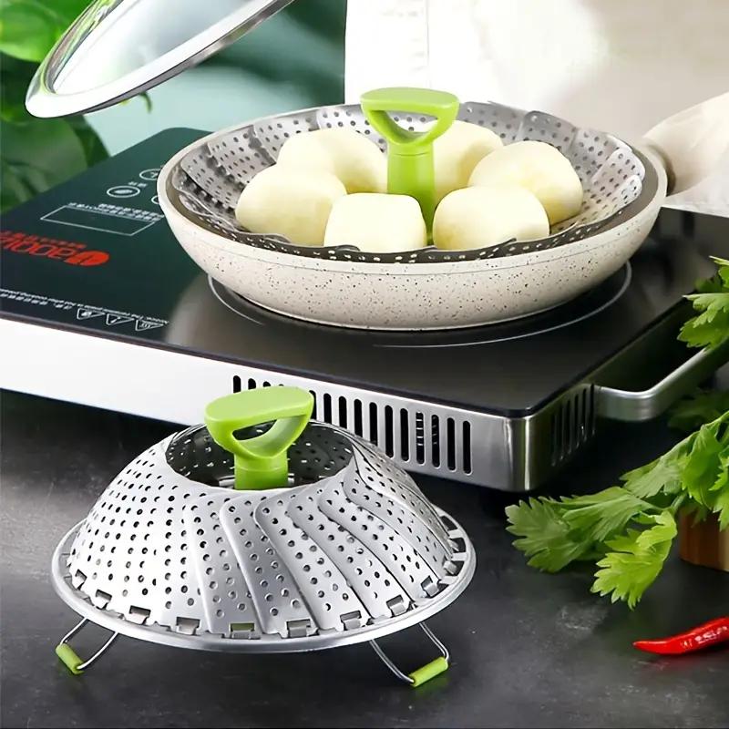 Multi-functional Collapsible Steamer Basket, Stainless Steel - TikTok ...