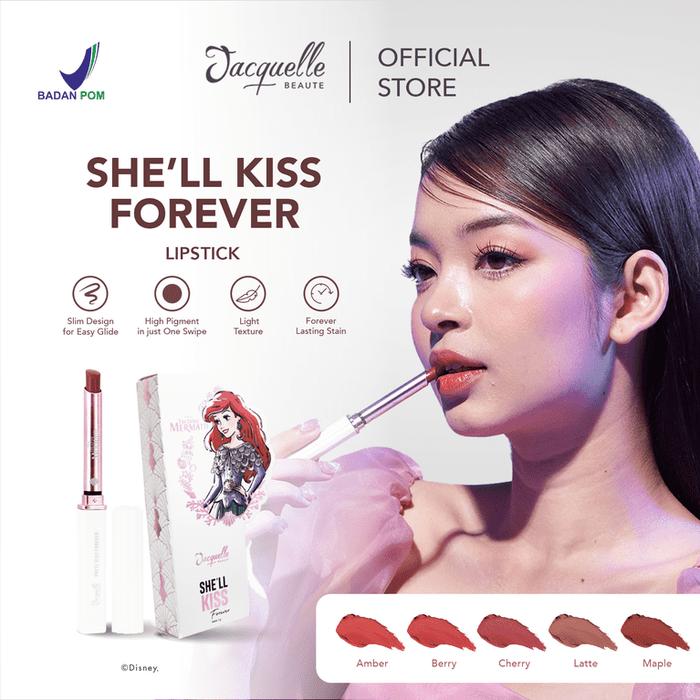 Promo Jacquelle She'll Kiss Creamy Lip Matte - Disney Princess Ariel ...