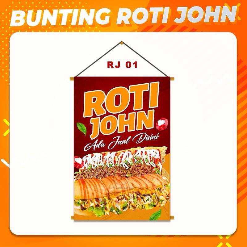 BUNTING BANNER ROTI JOHN | ROTI JOHN BUNTING BANNER - TikTok Shop Malaysia