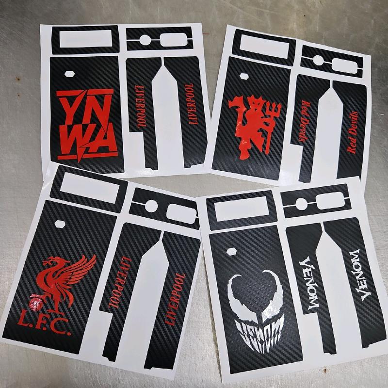 OBU Motorbike Carbon Fiber stickers design3. - TikTok Shop Singapore