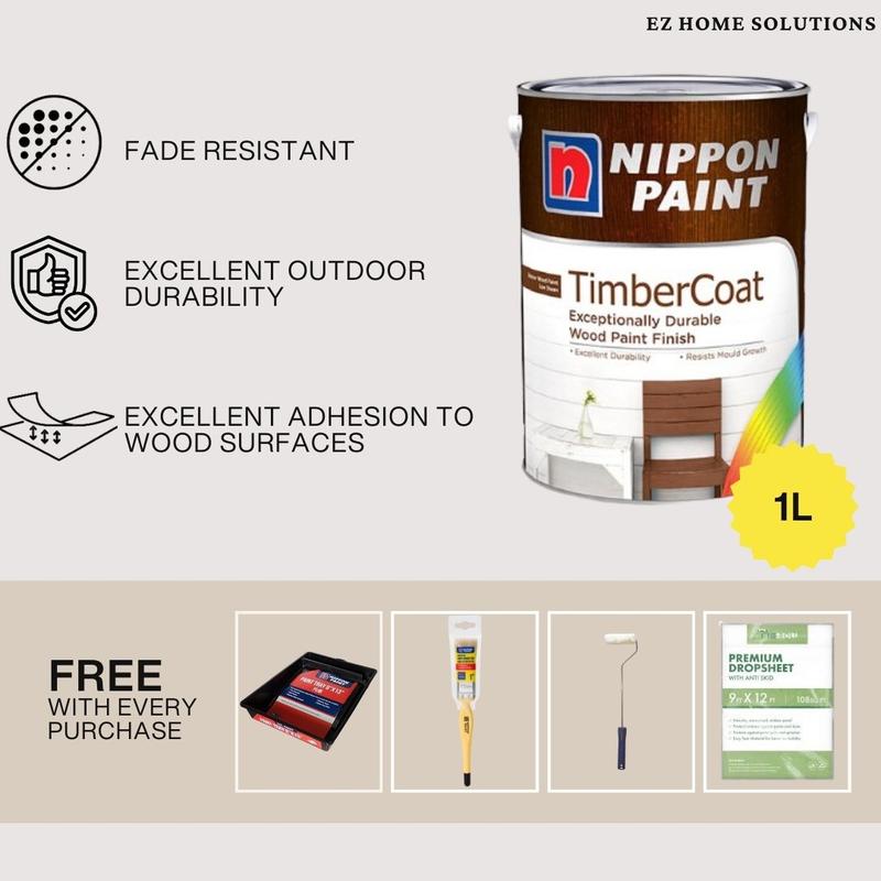 [FREE PAINTING KIT] Nippon Paint Timbercoat: Exterior Wood Protection ...