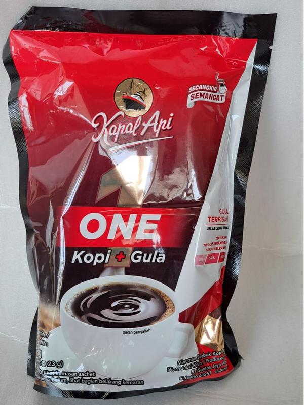 KAPAL API ONE 1 Bag isi 10 Sachet x 23gr / EXP 22 SEPT 25 / KAPAL ...