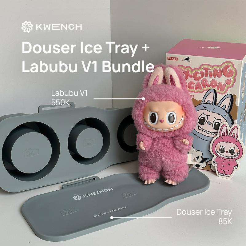 LABUBU V1 Exciting Macaroon x Kwench Ice Tray Bundle pack - Shop ...