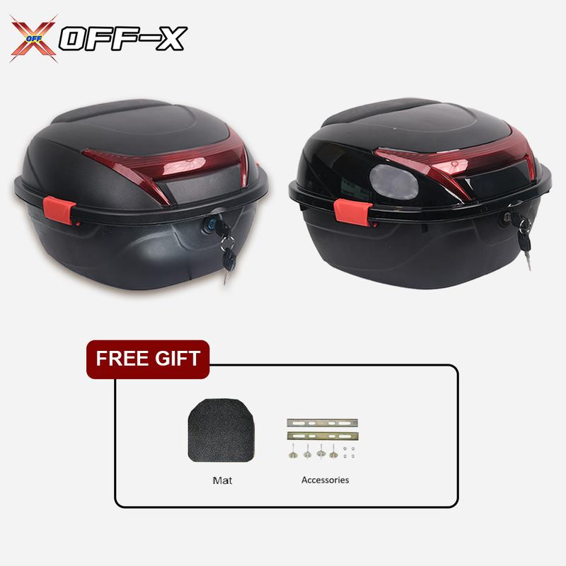 OFF-X 32L Extra Large Motorcycle Box X2 Heavy Duty Motor Storage ...