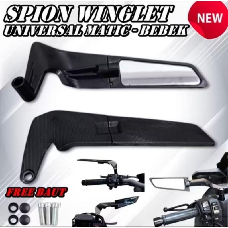 SPION WINGLET MODEL RIZOMA UNTUK MOTOR MATIC aksesoris motor genio full ...