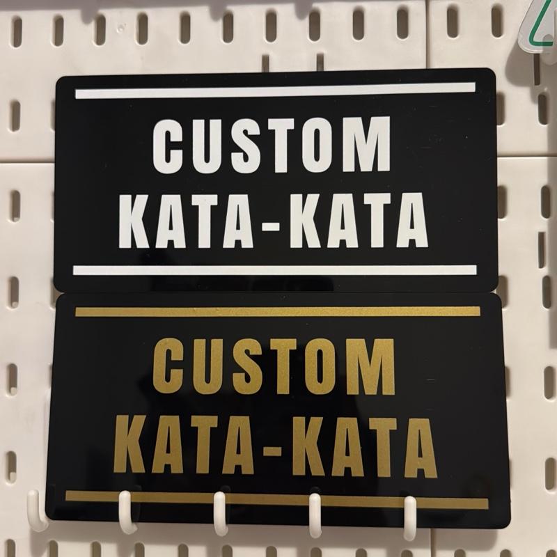 CUSTOM AKRILIK CUSTOM TULISAN - Shop | Tokopedia