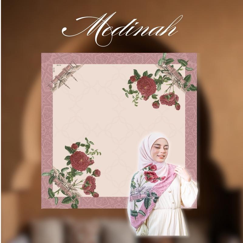 Medinah Square in Korean Chiffon - TikTok Shop Singapore