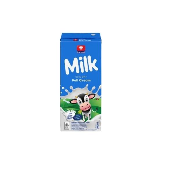 DIAMOND MILK UHT FULL CREAM 200 ML - Shop | Tokopedia