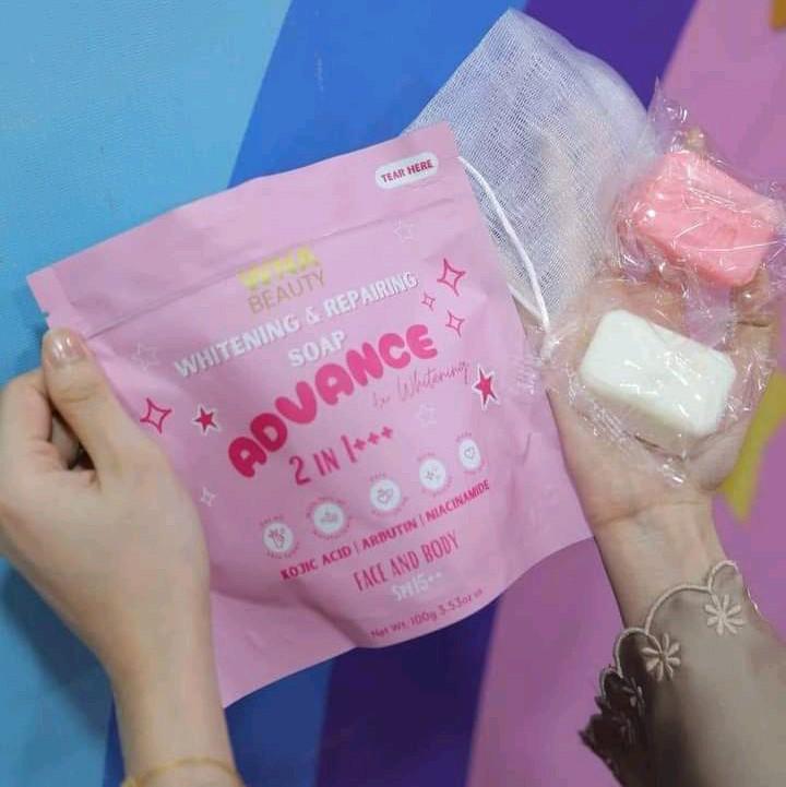WNA Whitening & Repairing Soap Advance 2 In 1 3× Whitening - TikTok ...