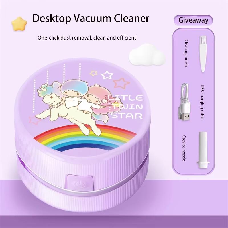 USB Desktop vacuum cleaner Anime cartoon series Clean erase - TikTok ...