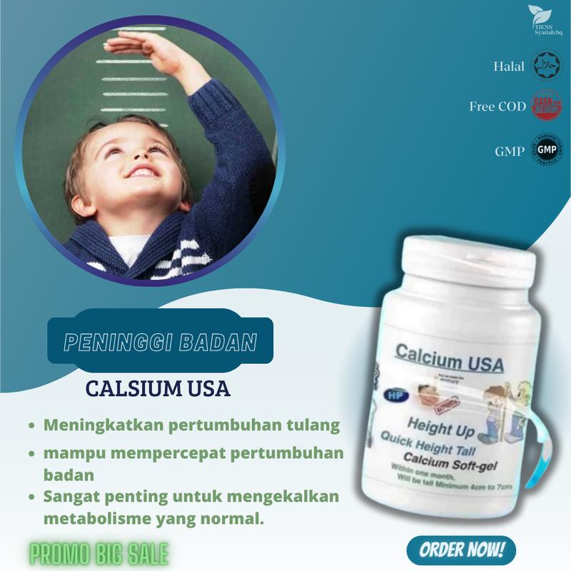 Calcium Usa Peninggi Badan Herba - Pertumbuhan Tinggi Cepat, - TikTok ...