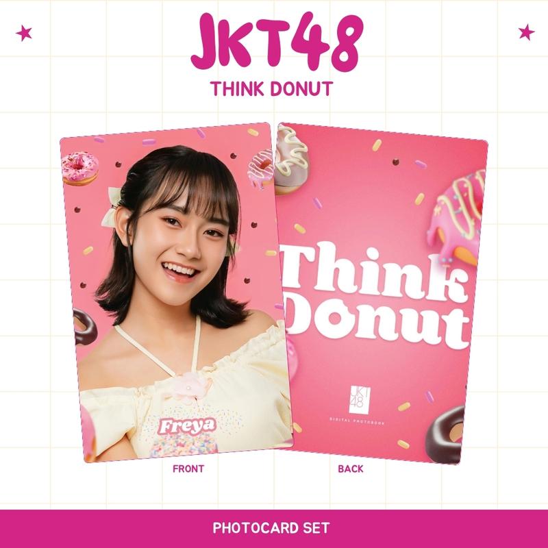 PHOTOCARD JKT48 THINK DONUT 2SISI (HARGA 1 PCS + LAMINASI 2 SISI ...