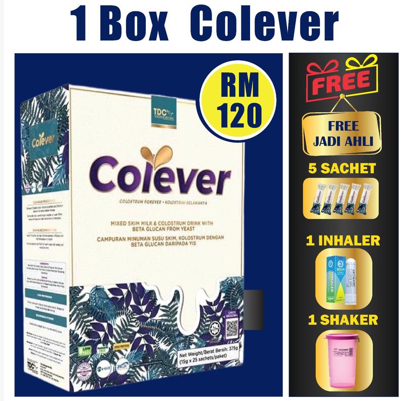 COLEVER susu kolostrum sugar free organic kolostrum + Trucal - TikTok ...