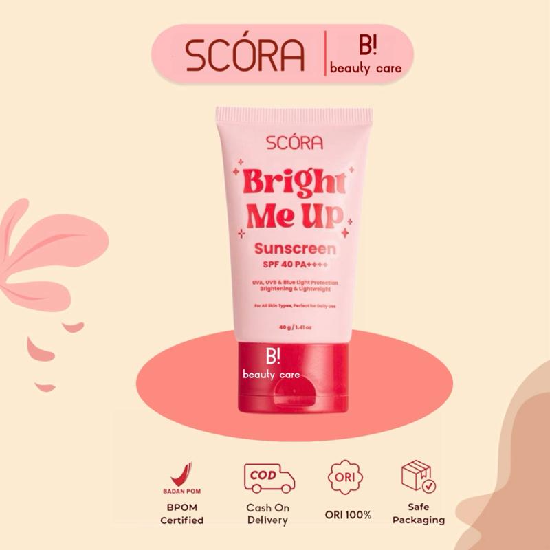 [READY SIAP KIRIM] SCORA Bright Me Up Sunscreen 40 gr Sunblock - Shop ...