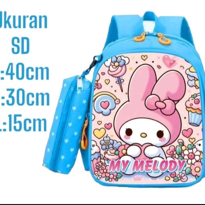 Tas sekolah anak perempuan TK SD gambar melody - Shop | Tokopedia