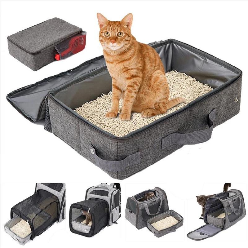 Foldable Car Pet Litter Boxes Oxford Cloth Rectangular Trave - TikTok ...