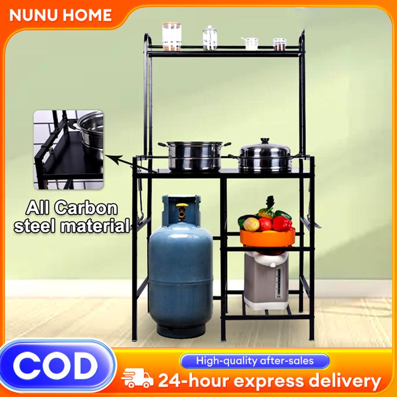 NUNU-All Metal Gas Stove Stand with LPG roller Gas Rack Stov - TikTok ...