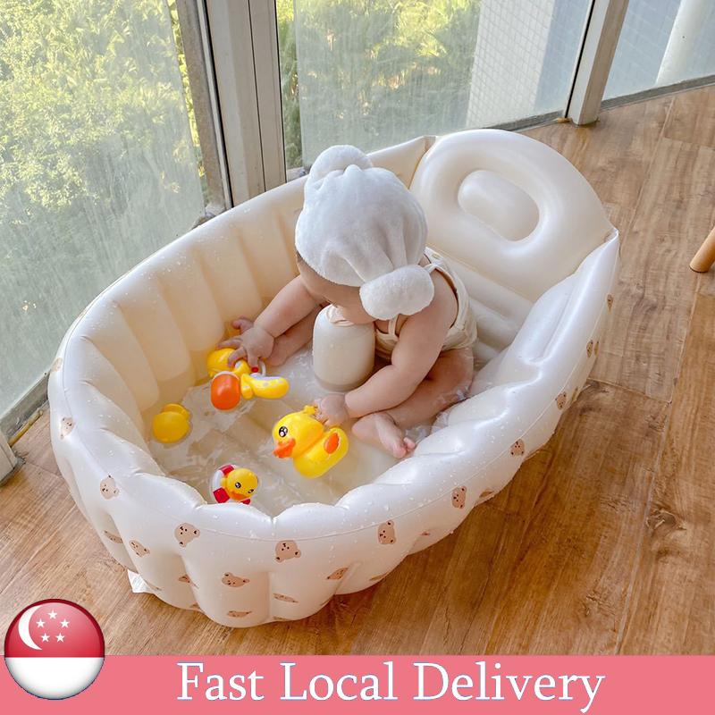 Baby Inflatable Bath Multifunctional Inflatables Folding Baby Bathtub ...
