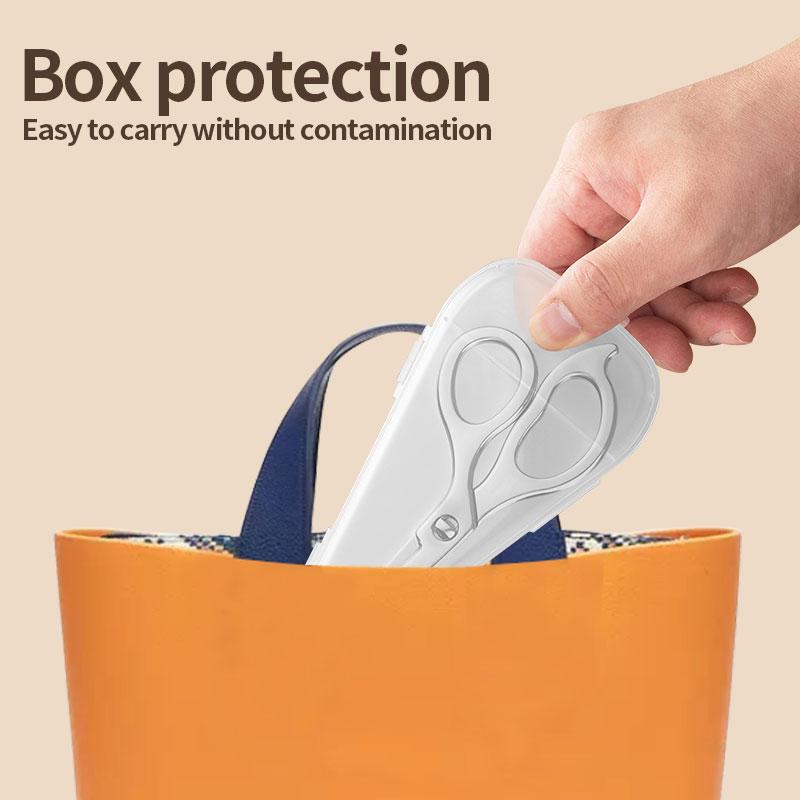 Safe blade food scissors - blunt and obtuse blades, suitable - TikTok ...