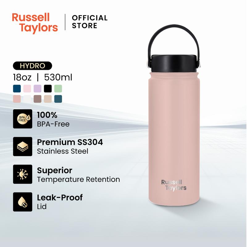 Russell Taylors Hydro Tumbler Water Bottle (530ml/18oz) - SS304 ...