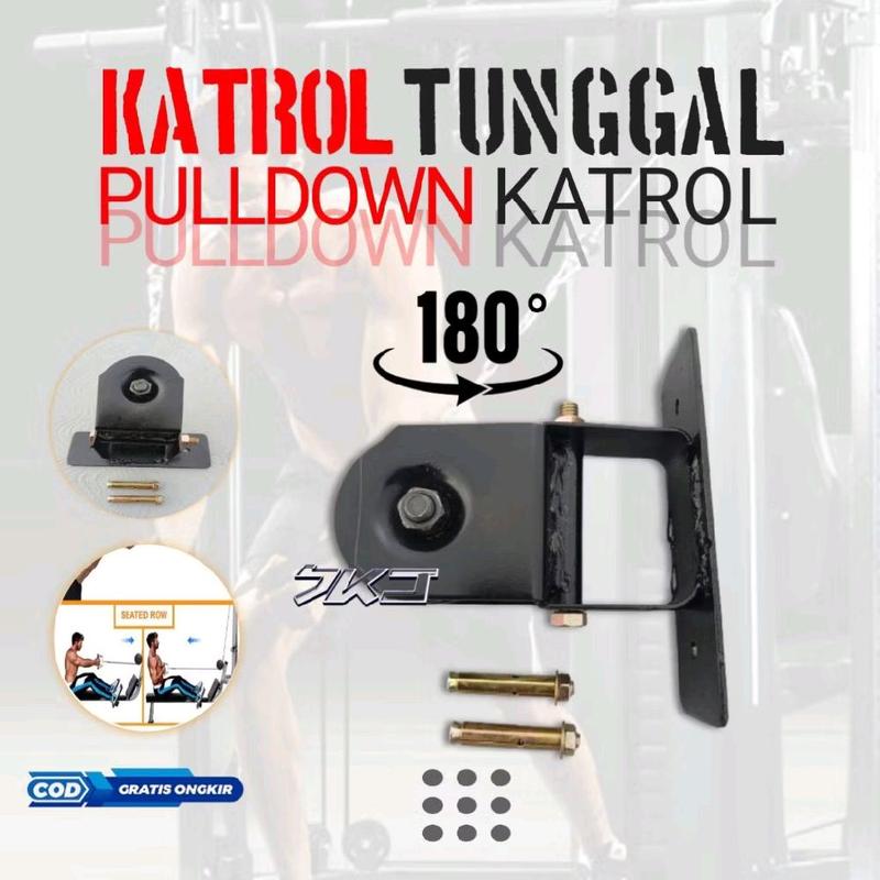 Pulldown katrol tunggal gym fitness dirumah angkat beban pulley - Shop ...
