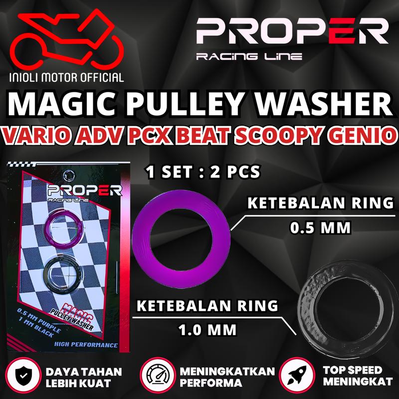 PROPER RACING LINE RING PULLEY CVT BEAT SCOOPY ADV PCX VARIO - Shop | Tokopedia