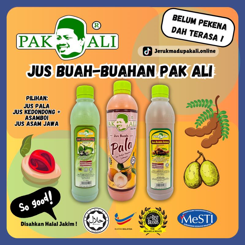 Jus Pala Pak Ali | Kedondong Asam Boi | Asam Jawa | Nanas | Fruit ...