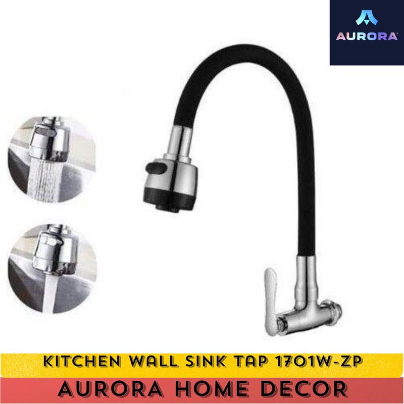 BELLANO ADJUSTABLE SINK faucet COLD TAP ( Wall ) Black / paip sinki ...
