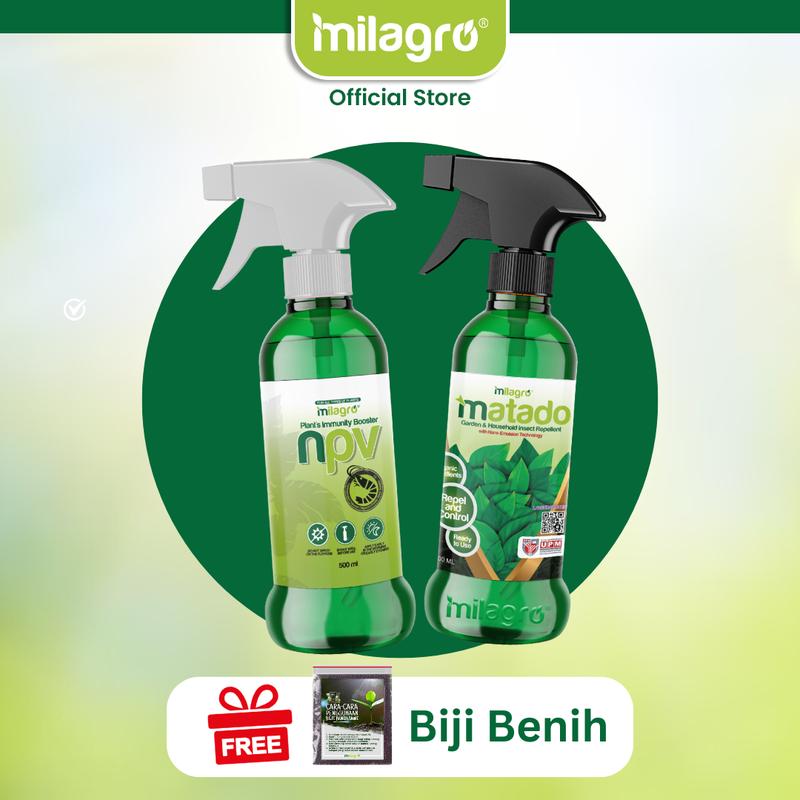 [MILAGRO SET NPV & MATADO] – Biostimulan & Spray Serangga Organik untuk ...