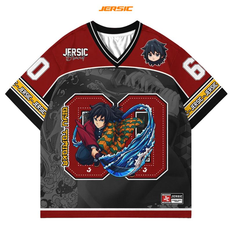 JERSIC JERSEY 60 Jersey Demon Slayer Tomioka Kimetsu No Yaib - Shop ...