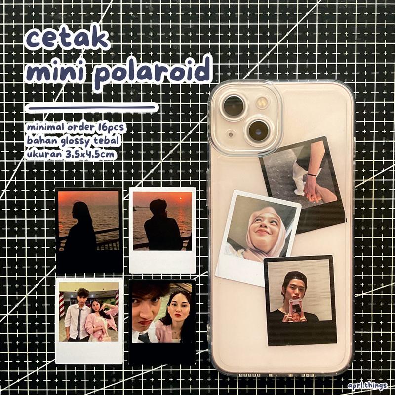 CETAK MINI POLAROID / foto hiasan casing HP / cetak foto bahan kertas ...