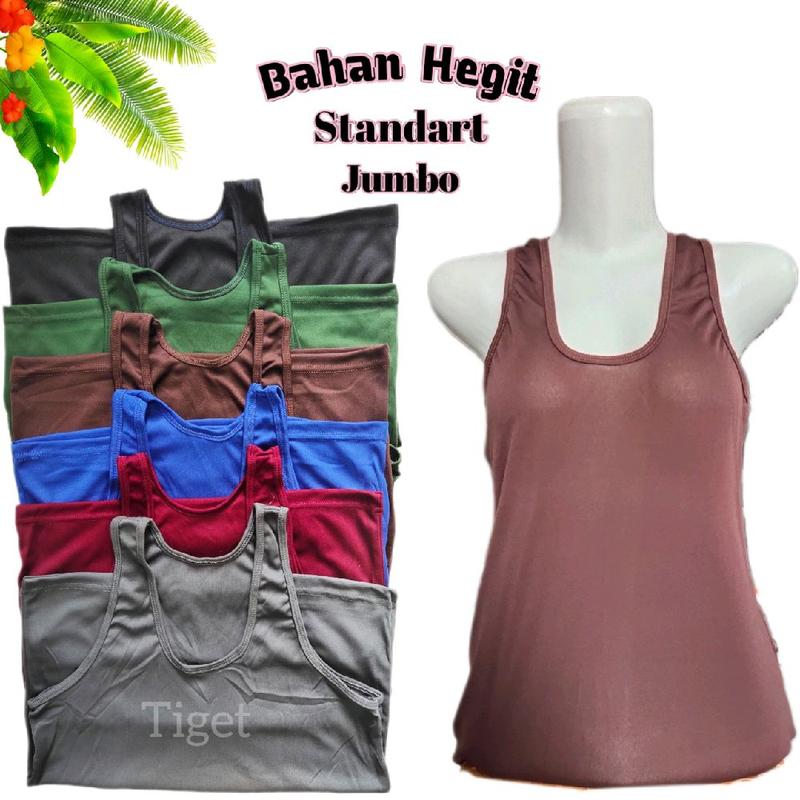 6 PCS Kaos Dalam Singlet Hegit Tanktop Tengtop Tangtop Wanit - Shop ...