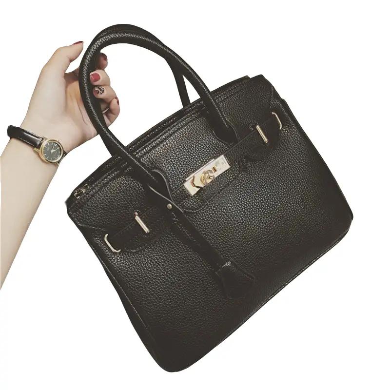 Beg Birkin, Zip Elegan, Corak Litchi, Beg Tangan, Beg Bahu Wanita ...