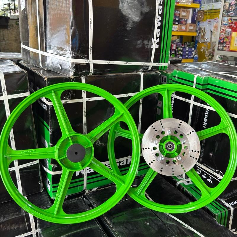 AR80 SPORT RIM CUSTOM PNP EX5 GOLD RED GREEN KAWASAKI - TikTok Shop ...