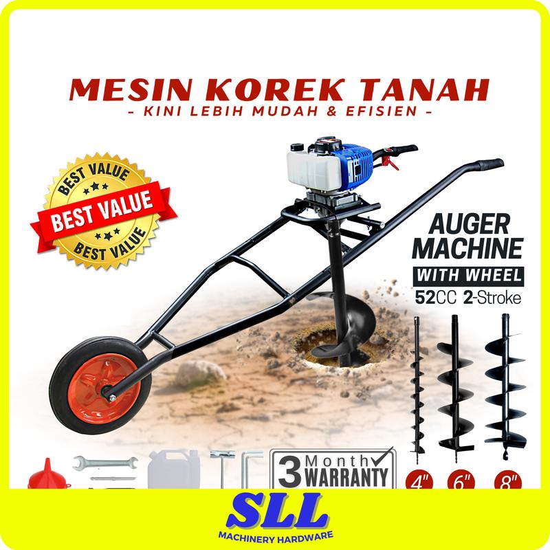 X-Force Wheel Auger Machine 52cc 2-Stroke Making Holes Garde - TikTok ...