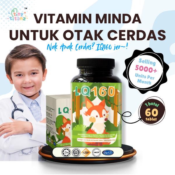IQ160 - {Vitamin Minda Kanak} 60Tablets {Chewable Tablets} Perisa ...