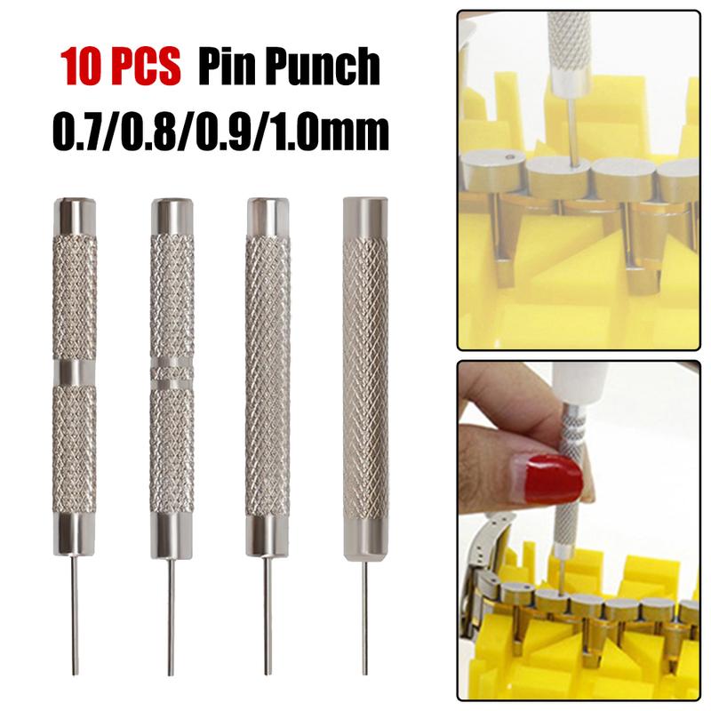 Pin Punch Silver Thimble Watch Repair Tool 0.7-1.0mm Adjust Punching ...