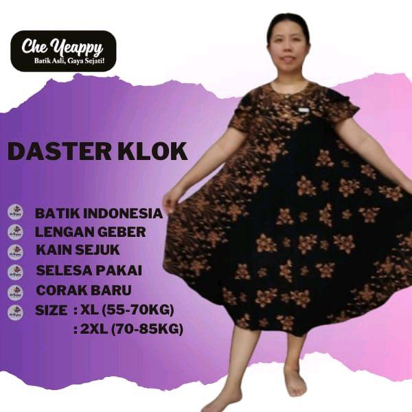Che Yeappy Daster Klok Batik Indonesia Lengan Geber Kain Sejuk - TikTok ...