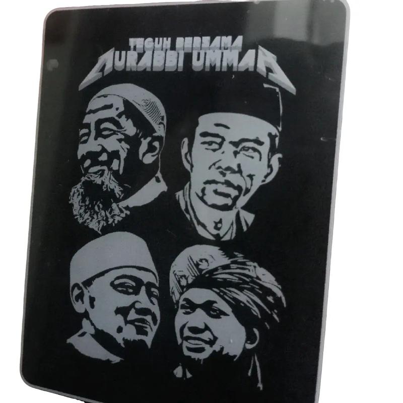 STICKER CERMIN-STATIC CLING TEGUH BERSAMA MURABBI UMMAH-STICKER ...