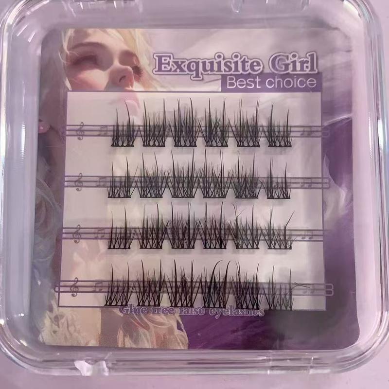 Dense camellia style 3 boxes self adhesive lashes affordable - TikTok ...