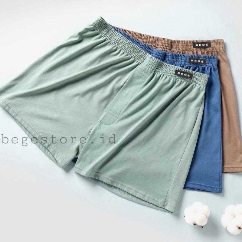paket 3 boxer pria wanita/ paket celana boxer / celana kolor - Shop ...