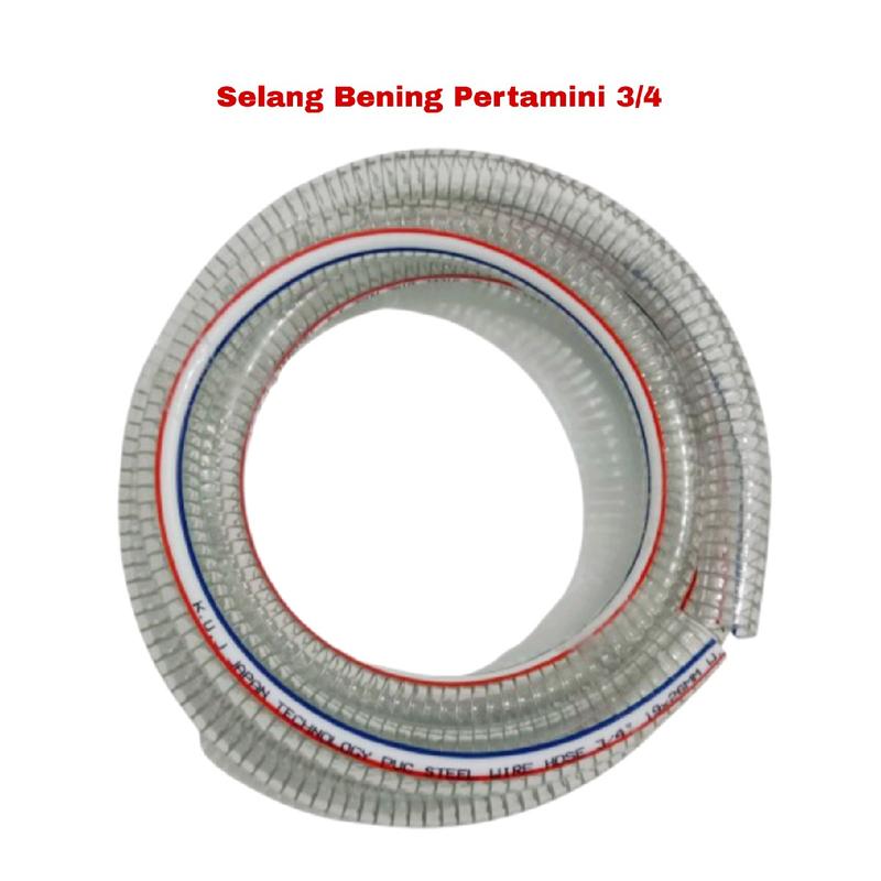 SELANG BENING TPG PERTAMINI 3/4 INCHI l SELANG PUTIH KAWAT BAJA - Shop ...