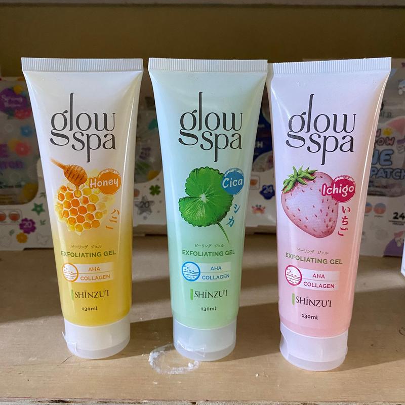 Shinzui Glow Spa Exfoliating Gel 130 ml || Ichigo, Cica, Honey - Shop ...