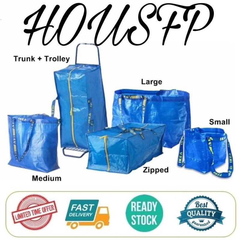 ikea bag frakta iconic ikea blue bag Canvas - TikTok Shop Malaysia