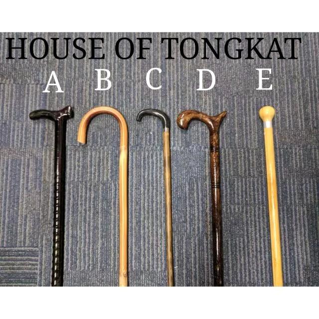 Tongkat Kayu Dan Rotan Walking Stick Elderly - TikTok Shop Malaysia