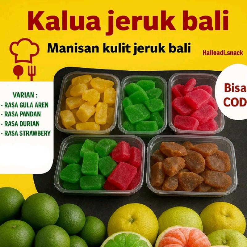 Paket 2 box 700gram manisan kalua kulit jeruk bali bebas pilih - Shop ...