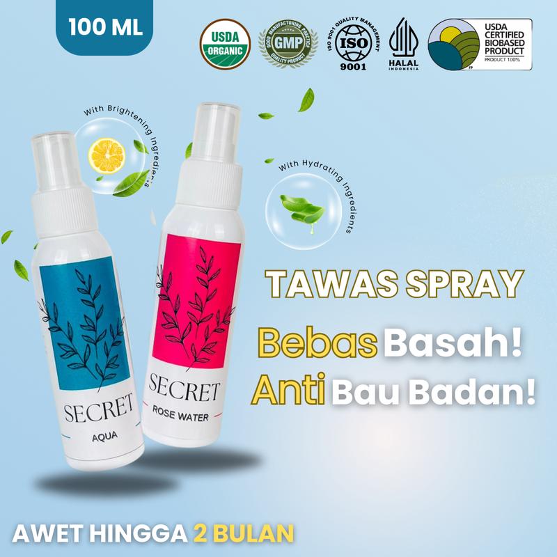 Secret Deodorant Spray Pencerah Ketiak Hitam Bpom Halal Mencegah - Shop ...